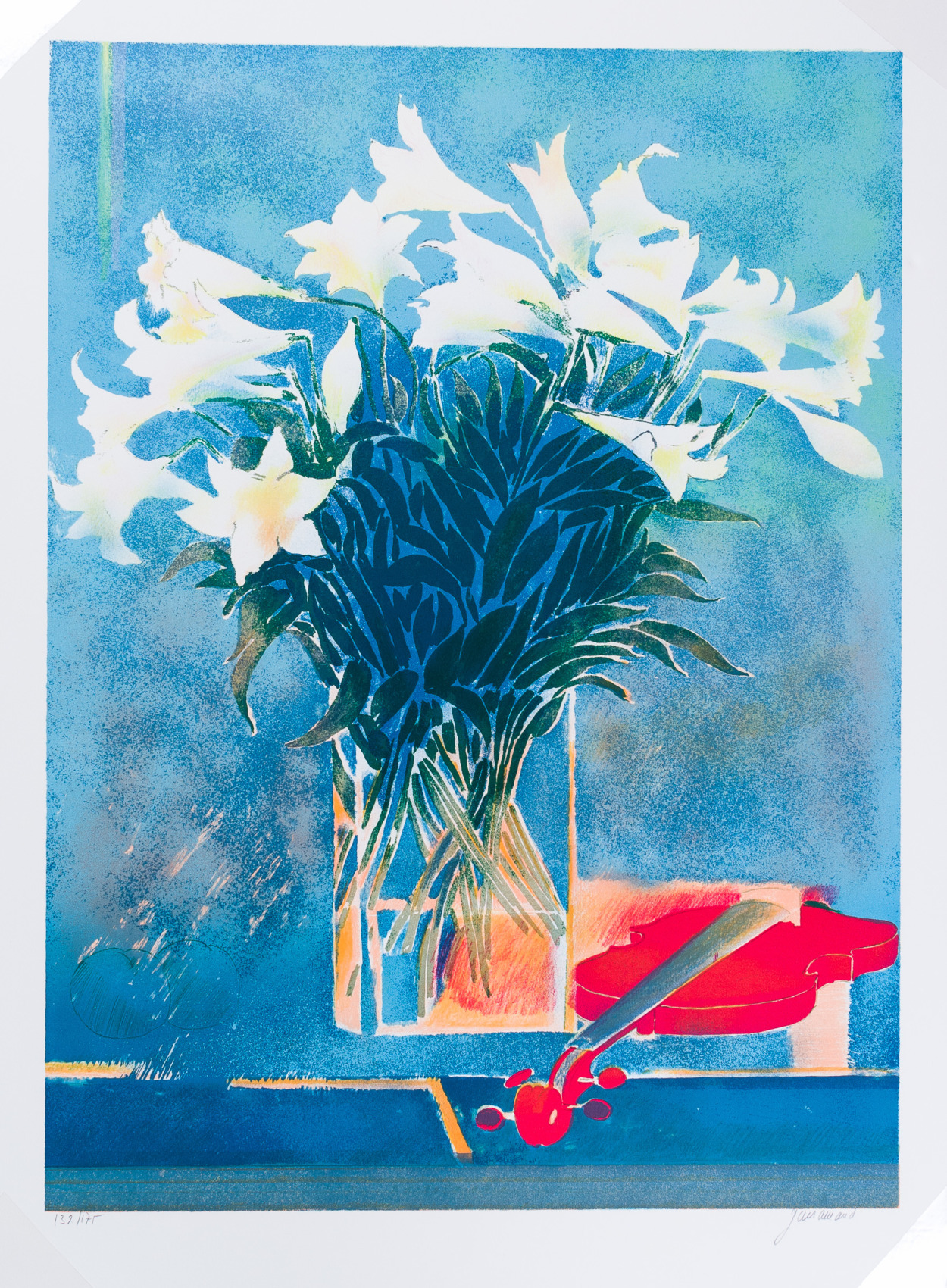 Violon sous les lys (Violin under liljorna) | Galerie Börjeson